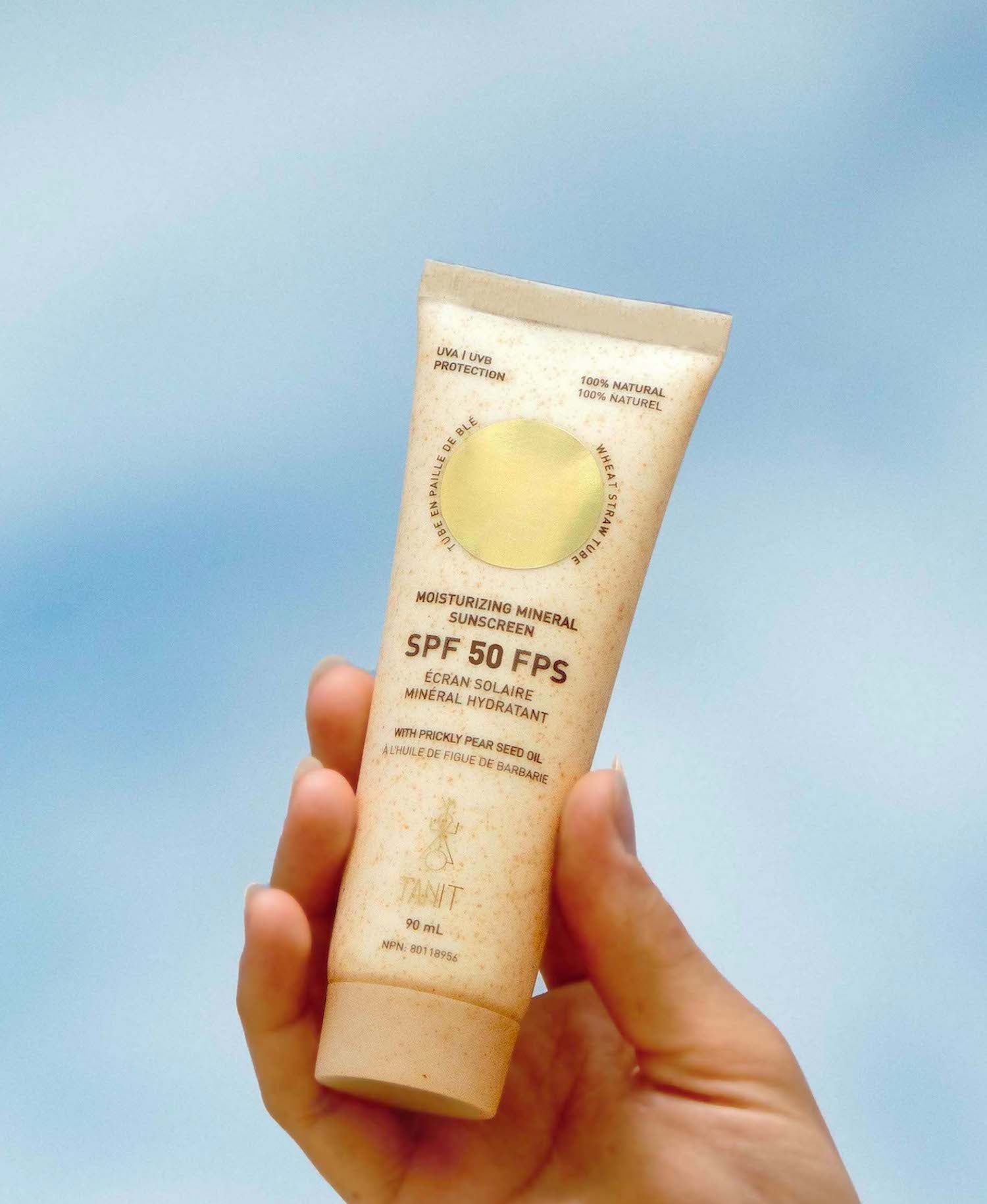 Moisturizing Mineral Sunscreen for Face and Body (SPF 30/50) | TANIT CA